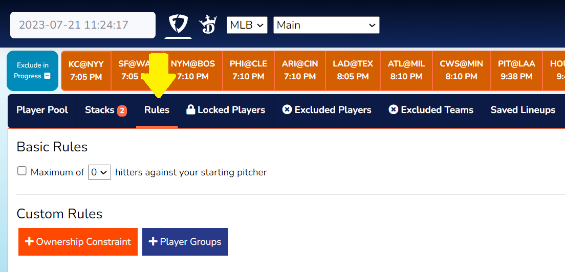 Custom Optimizer Rules Draftdime