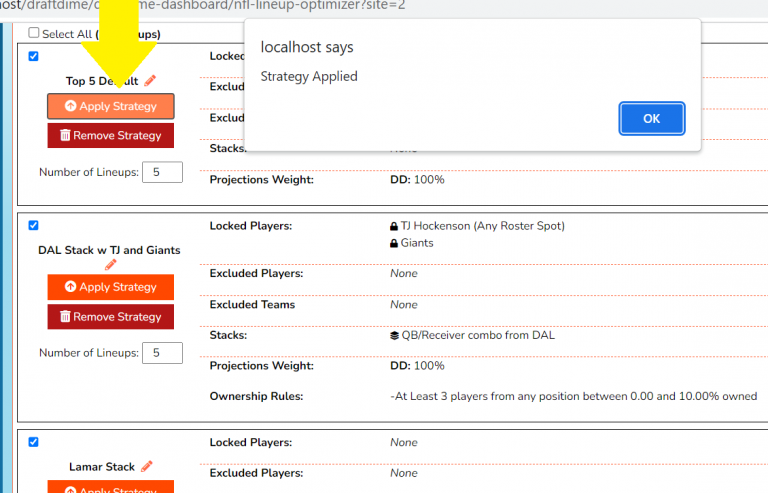 CSV Editing – DraftDime