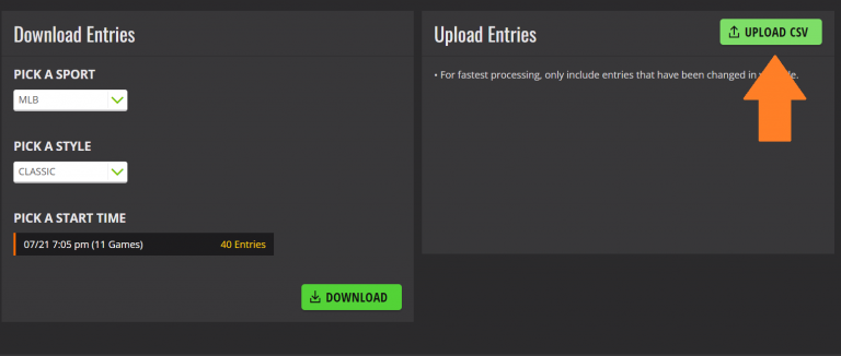 CSV Editing – DraftDime